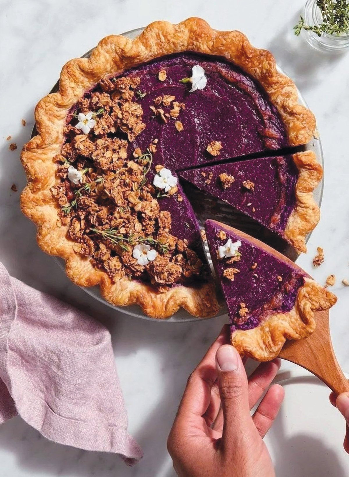 Purple Sweet Potato Pie